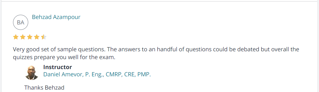 CMRP Exam Practice Test-Free Trial - 3D-MDS Academy